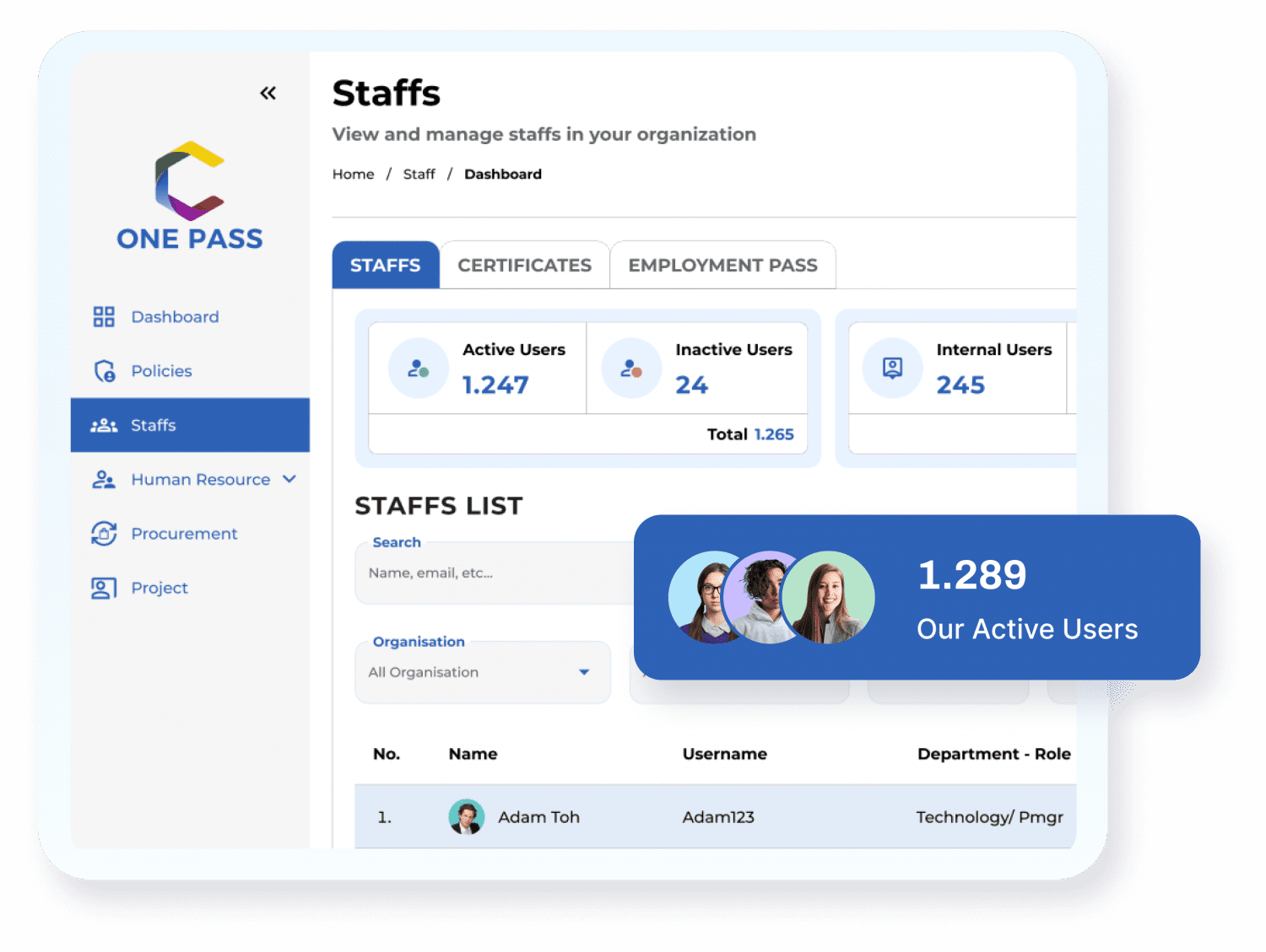 Unlock a new era of seamless management - OnepassERP